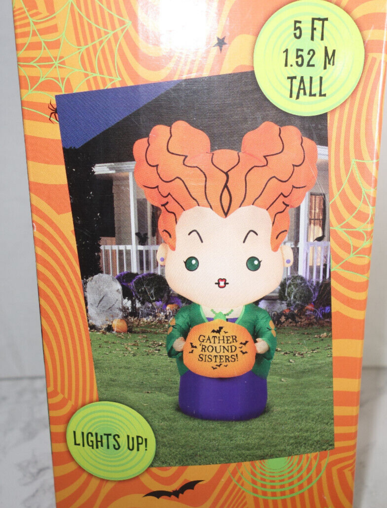 Gemmy Disney Hocus Pocus Winifred Sanderson Halloween Airblown ...