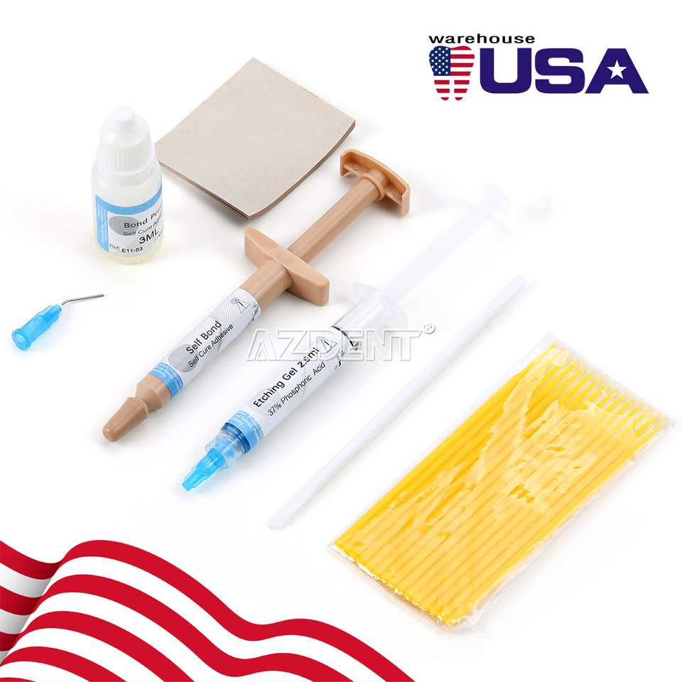 Dental No-Mix Orthodontic Composite Resin Direct Adhesive Bonding Kit ...