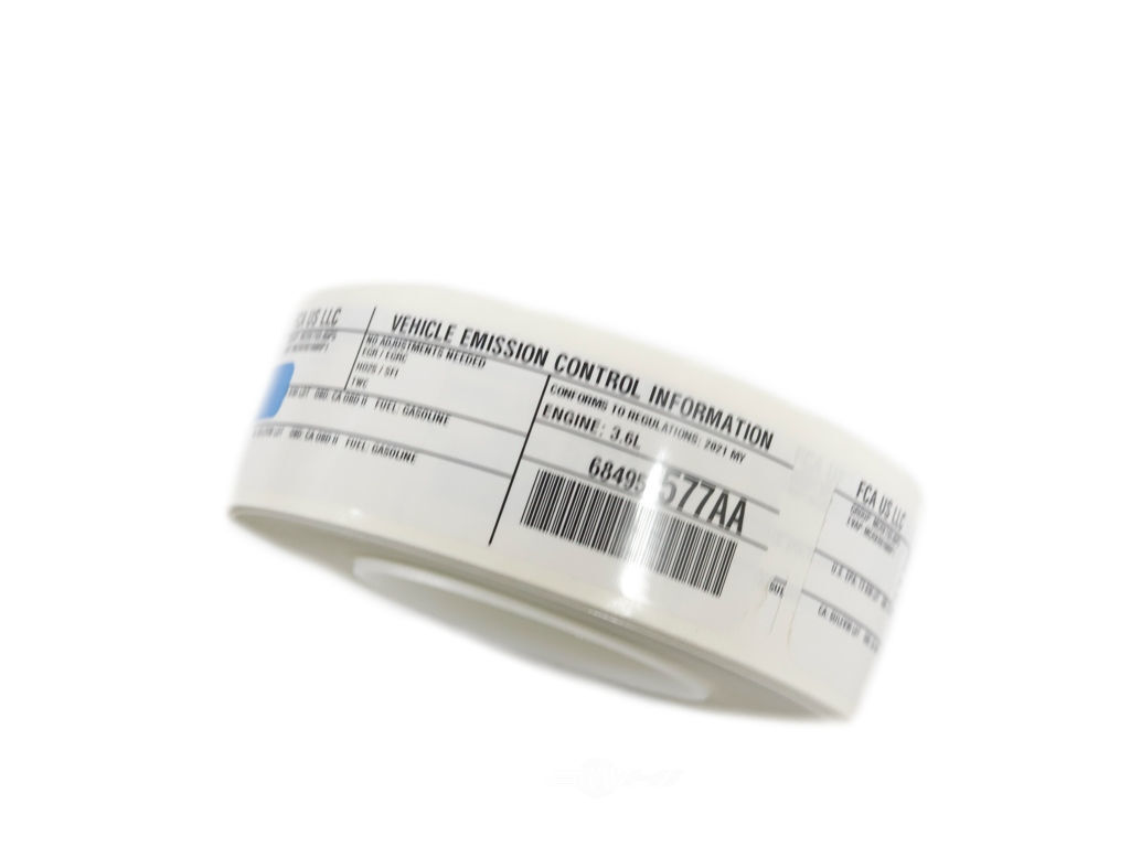 Emission Label Mopar 68495577AA for sale online | eBay