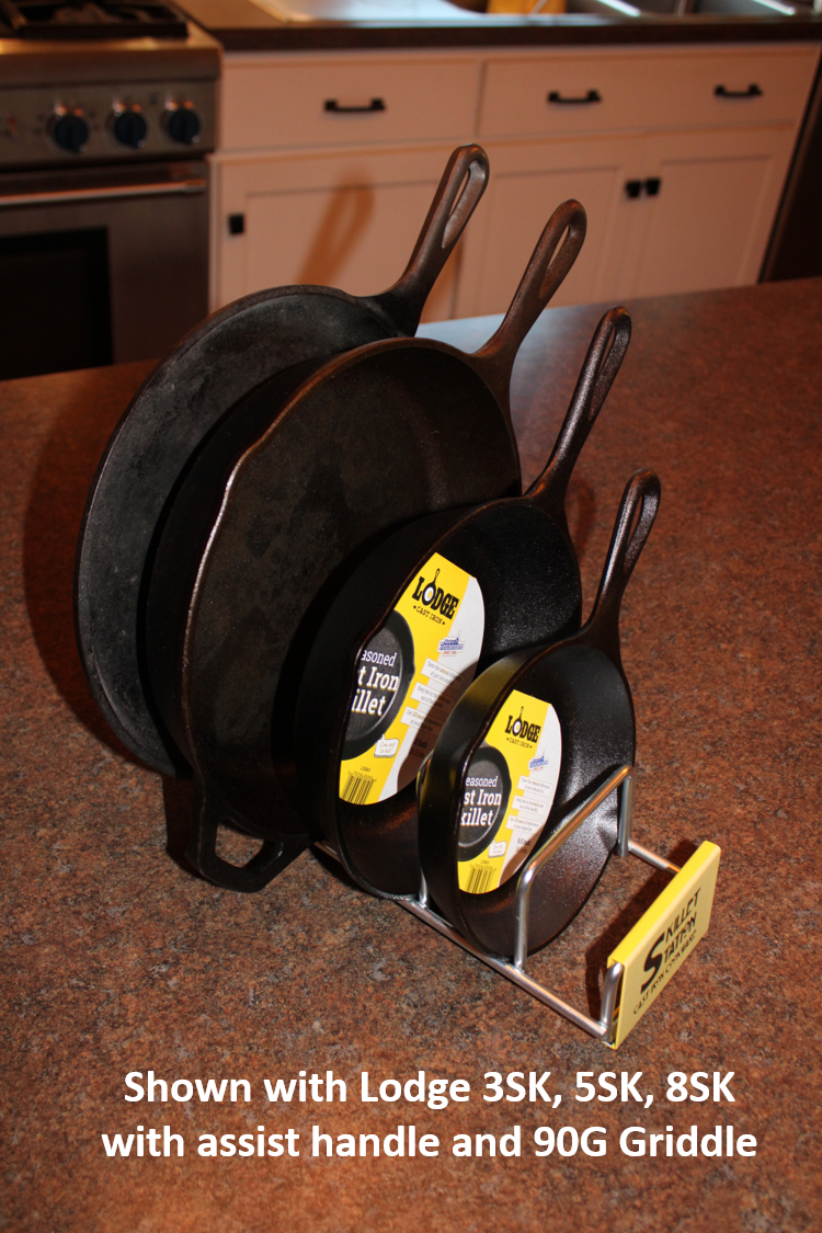 Griswold Wagner Lodge Cast Iron Skillet Pan Display Rack Holder | eBay