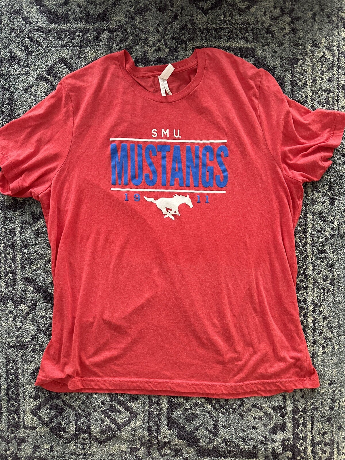 Southern Methodist University (SMU Mustangs) College T Shirt (XL/2XL ...