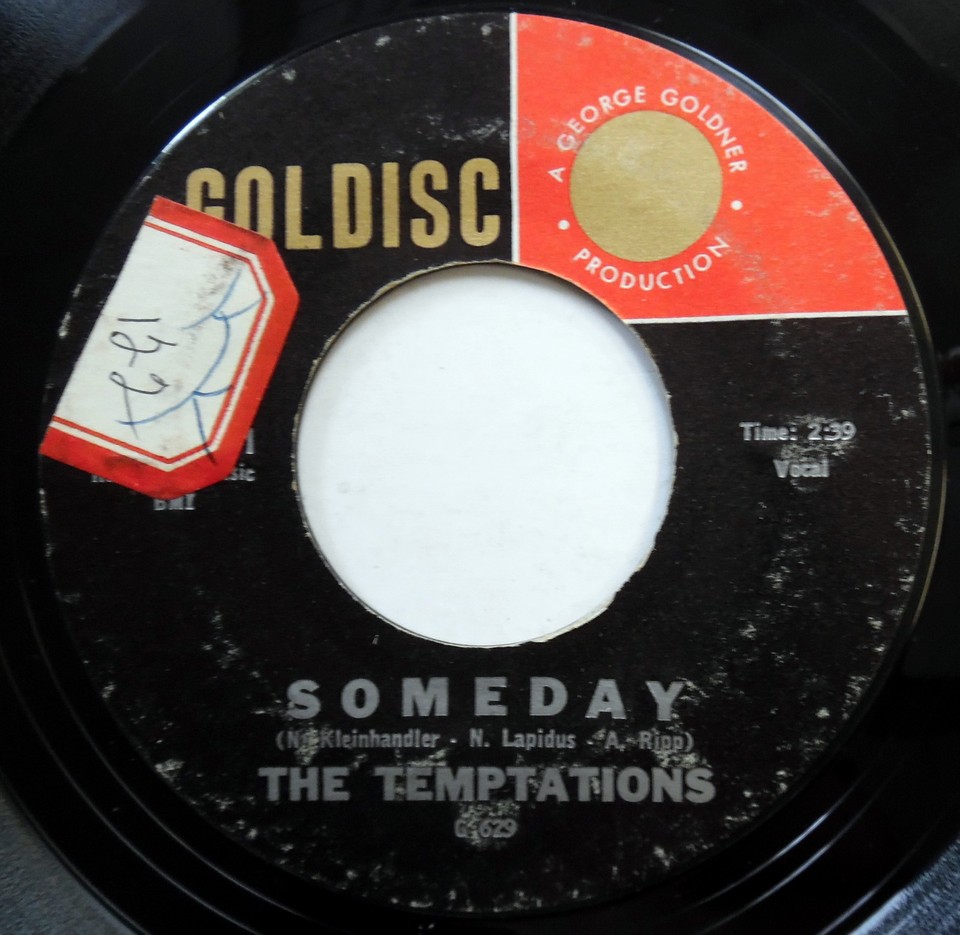 THE TEMPTATIONS 45 Barbara / Someday DOO WOP Soul GOLDISC 1960 w5370 | eBay