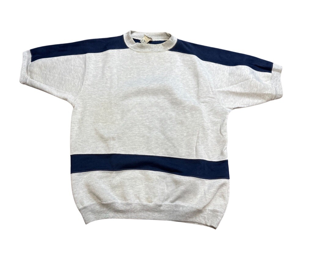 Vintage Pro Spirit Men’s Striped Short Sleeve Sweatshirt Size Medium | eBay