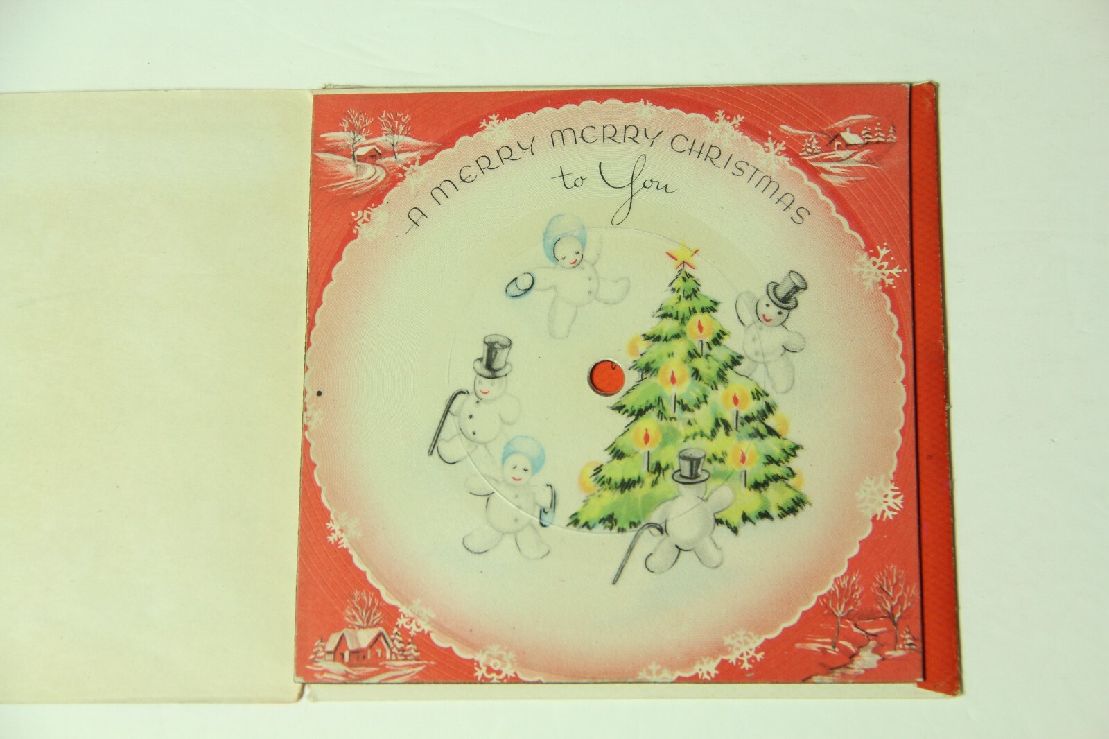 Voco Record A Recorded Merry Christmas Card - Vintage Cardboard Record ...
