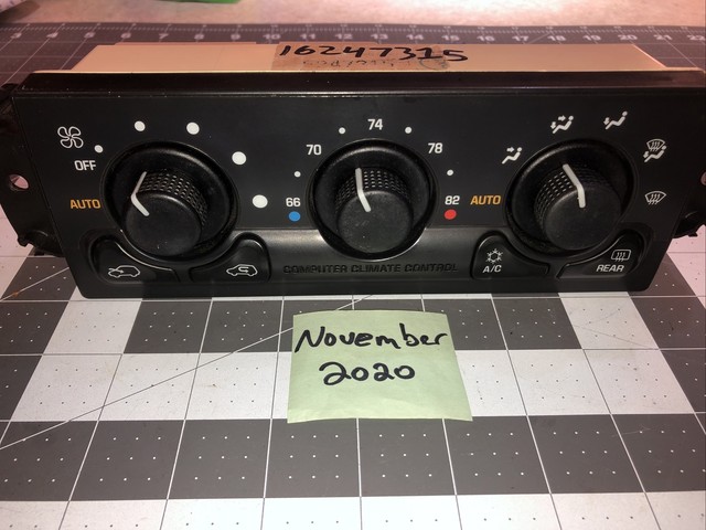 1998-2001 Oldsmobile Bravada Heater AC Computer Climate Control ...