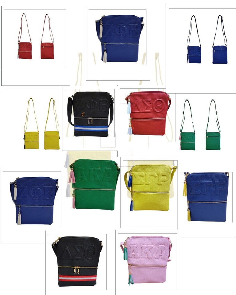 Delta Sigma Theta Sorority Red Cross Body Tote Purse Shoulder Bag | eBay