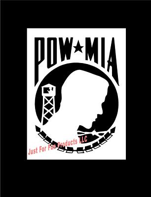 POW MIA Vinyl Decal military never forgotten veteran sticker truck ...