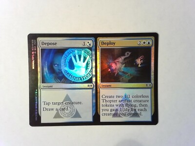 Foil Depose // Deploy Ravnica Allegiance - Magic the Gathering Mtg ...