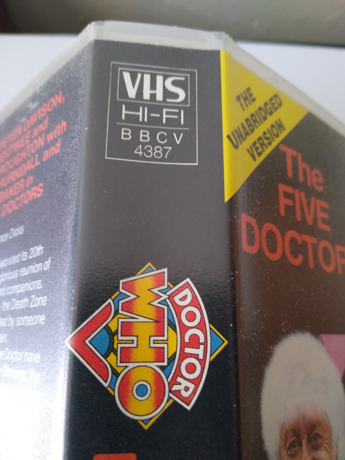 Doctor Who The Five Doctors VHS 📼 VIDEO UNABRIDGED VERSION 100 Play ...