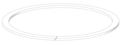 MT MBT-115X7.5X3 - 115mm ID x 130mm OD x 3mm High Teflon Backup Ring | eBay