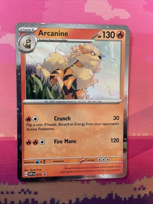 Pokemon Card Arcanine 011 Black Star Promo Holo Near Mint | eBay