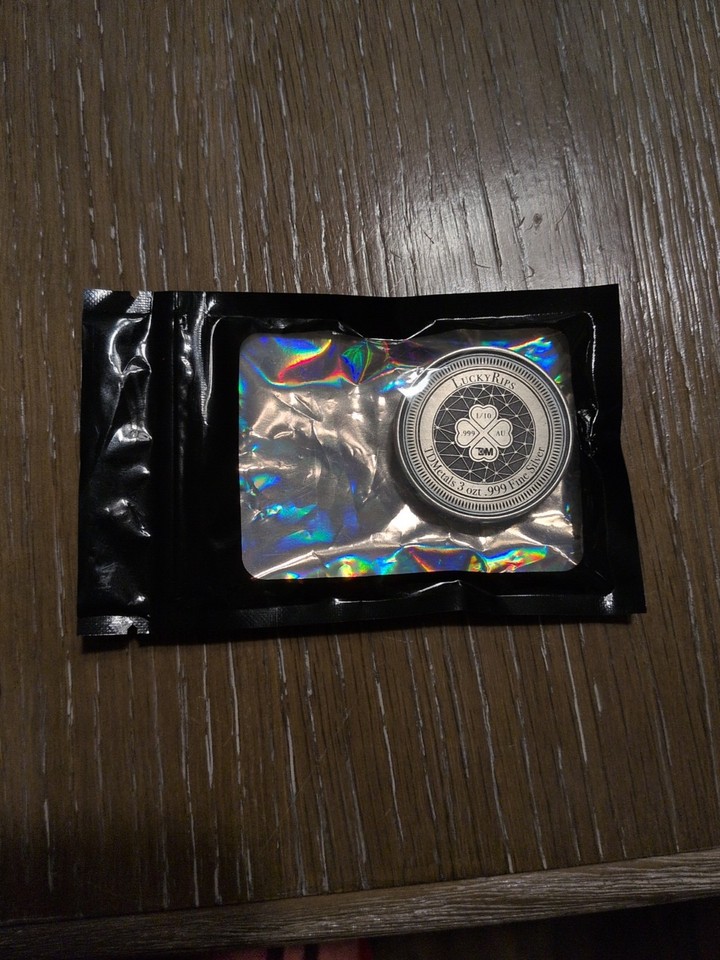 Lucky Rips -TD Metals 3ozt. 999 silver& 1/10 Ozt. Gold - Round | eBay