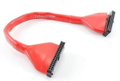 12inch 34-Pin Round IDC Floppy 1-Drive/Device Red Cable, CablesOnline ...