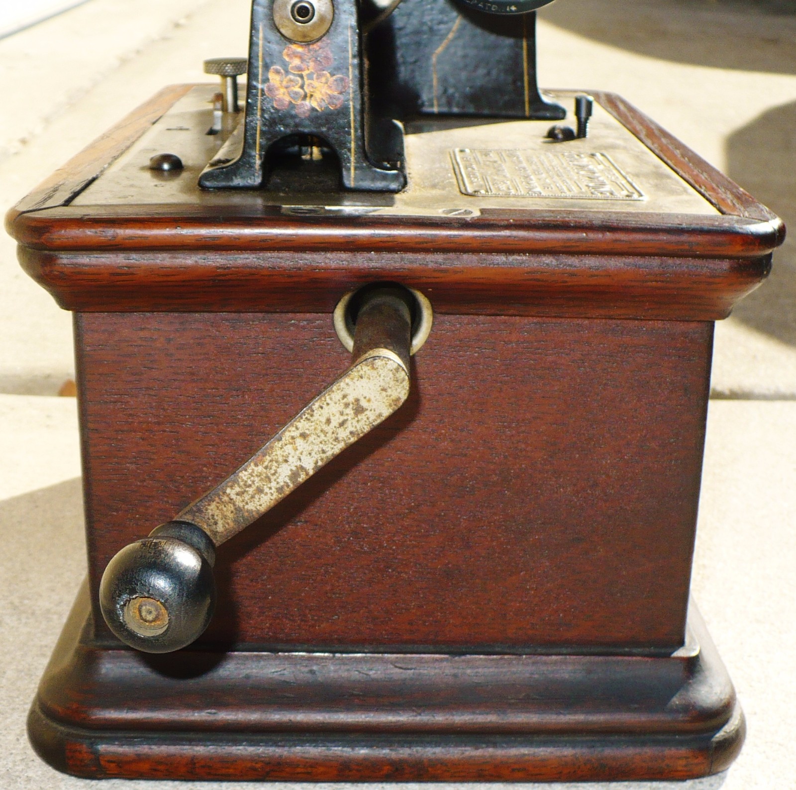 ANTIQUE COLUMBIA PHONOGRAPH GRAPHOPHONE TALKING MACHINE TYPE AZ PAT ...
