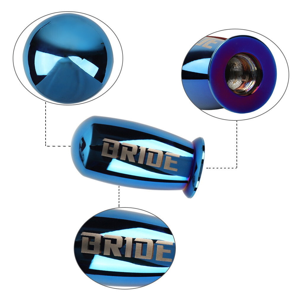 BRIDE Aluminum Alloy Burnt Blue Manual Gear Stick Shift Knob Lever ...