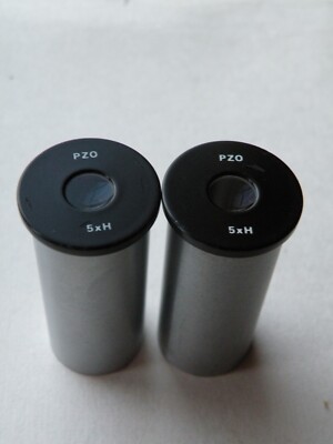 PZO Microscope 5x H eyepieces pair (d=23,2mm) | eBay