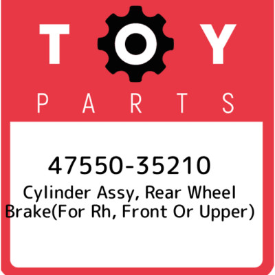 47550-35210 Toyota Cylinder assy, rear wheel brake(for rh, front or ...