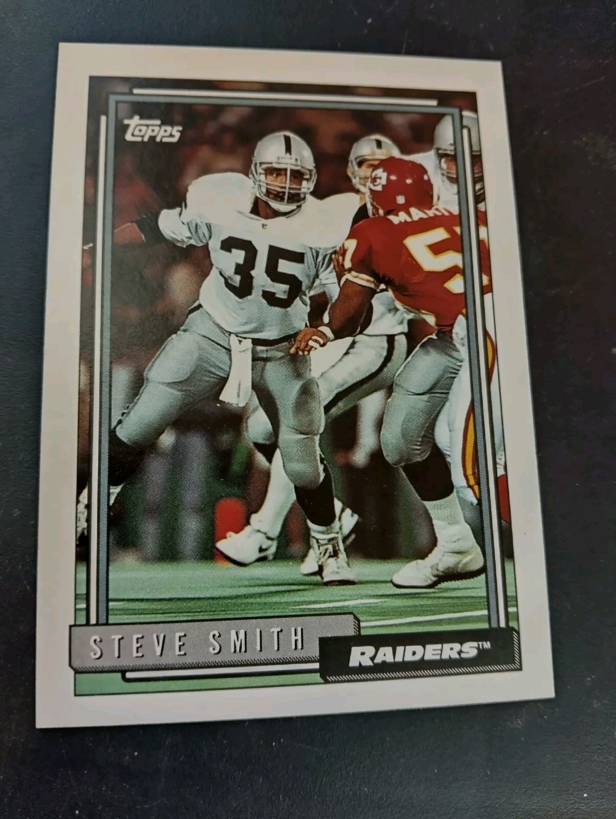 Steve Smith Los Angeles Raiders Runningback Topps NFL 1992 Card #275 | eBay