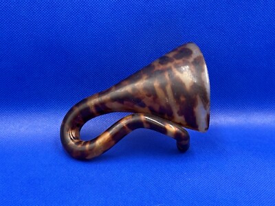 Antique Faux Tortoiseshell 5 inch Coronet Style Ear Horn with Removable ...