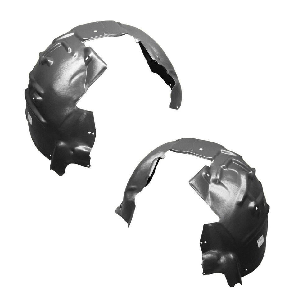 Front Driver & Passenger Side Fender Liner Set w/ Clips For 2009-2012 ...