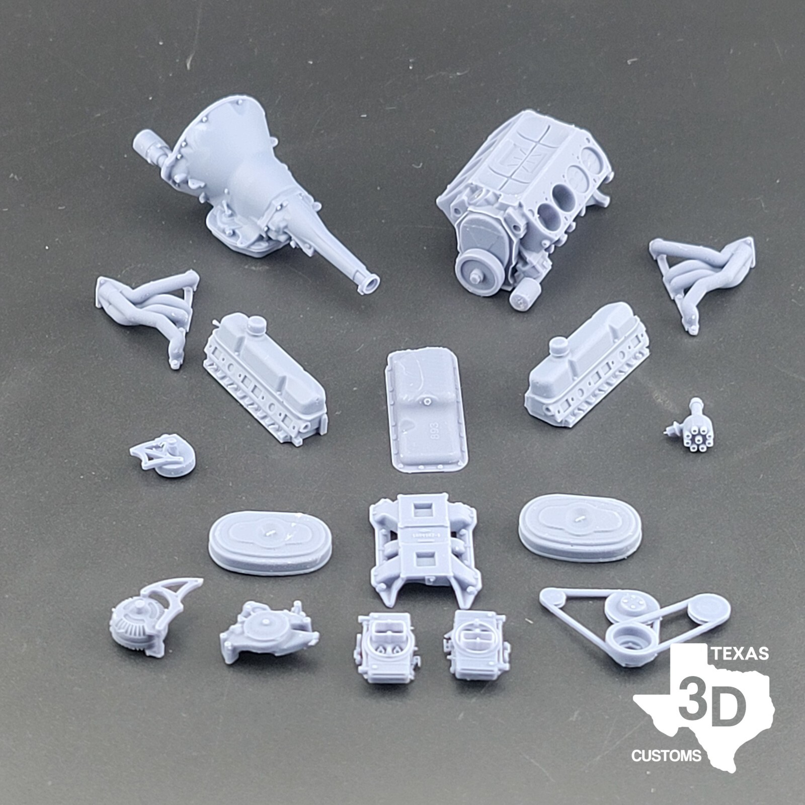 1:25/1:24 Dodge Golden Commando model engine resin 3D printed | eBay