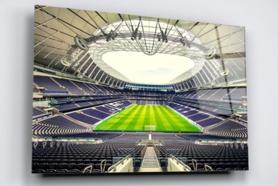 Tottenham Stadium Tempered Glass Printing Wall Art Australian Made ...