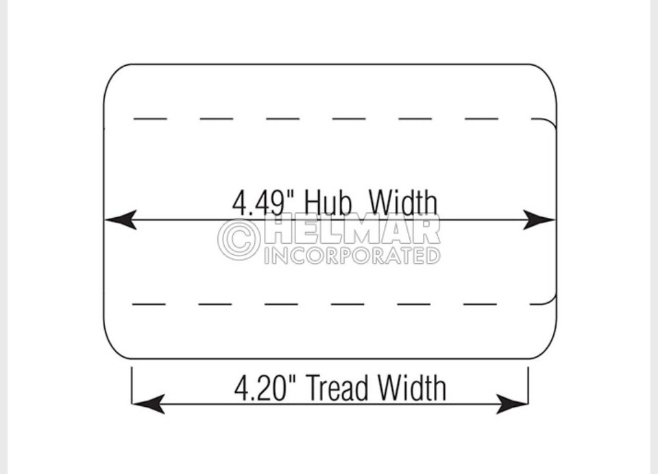 Single Load Wheel W/ Bearings For Crown Pallet Truck WP3000,WP3035-45 ...