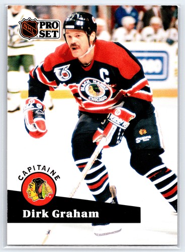 1991-92 Pro Set French #570 Dirk Graham | eBay