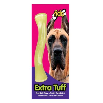 Fido Extra Tuff Bone Dog Dental Chew Toy Beef Large | eBay Australia
