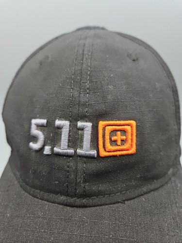 5.11 Tactical Hat Black One Size Adjustable Cap Embroidered 2012 511 | eBay