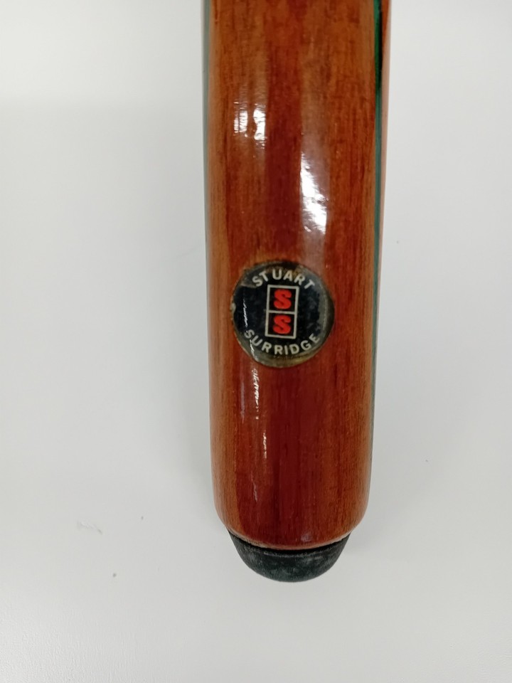 STUART Surridge Snooker Cue 3/4 Jointed with Case Hardwood Design ...