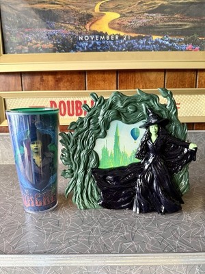 Wicked For Good Movie Elphaba Popcorn Bucket and Tumbler Set New ...