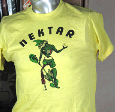 ORIGINAL NEKTAR 1976-77 TOUR T-SHIRT ROYE ALBRIGHTON | eBay