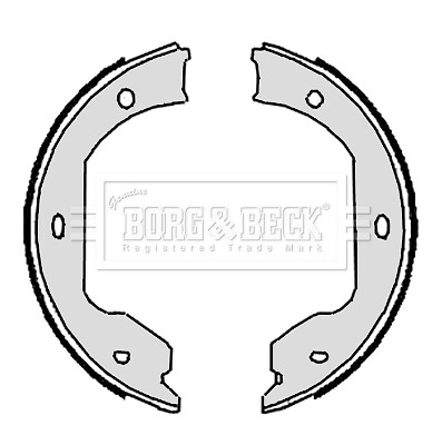 CAPSautomotive Brake Shoe Set for Bmw 34416761293 34411156546 ...