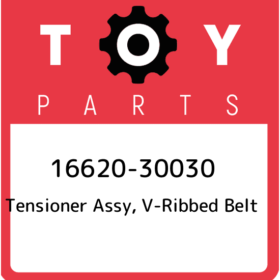 16620-30030 Toyota Tensioner assy, v-ribbed belt 1662030030, New ...