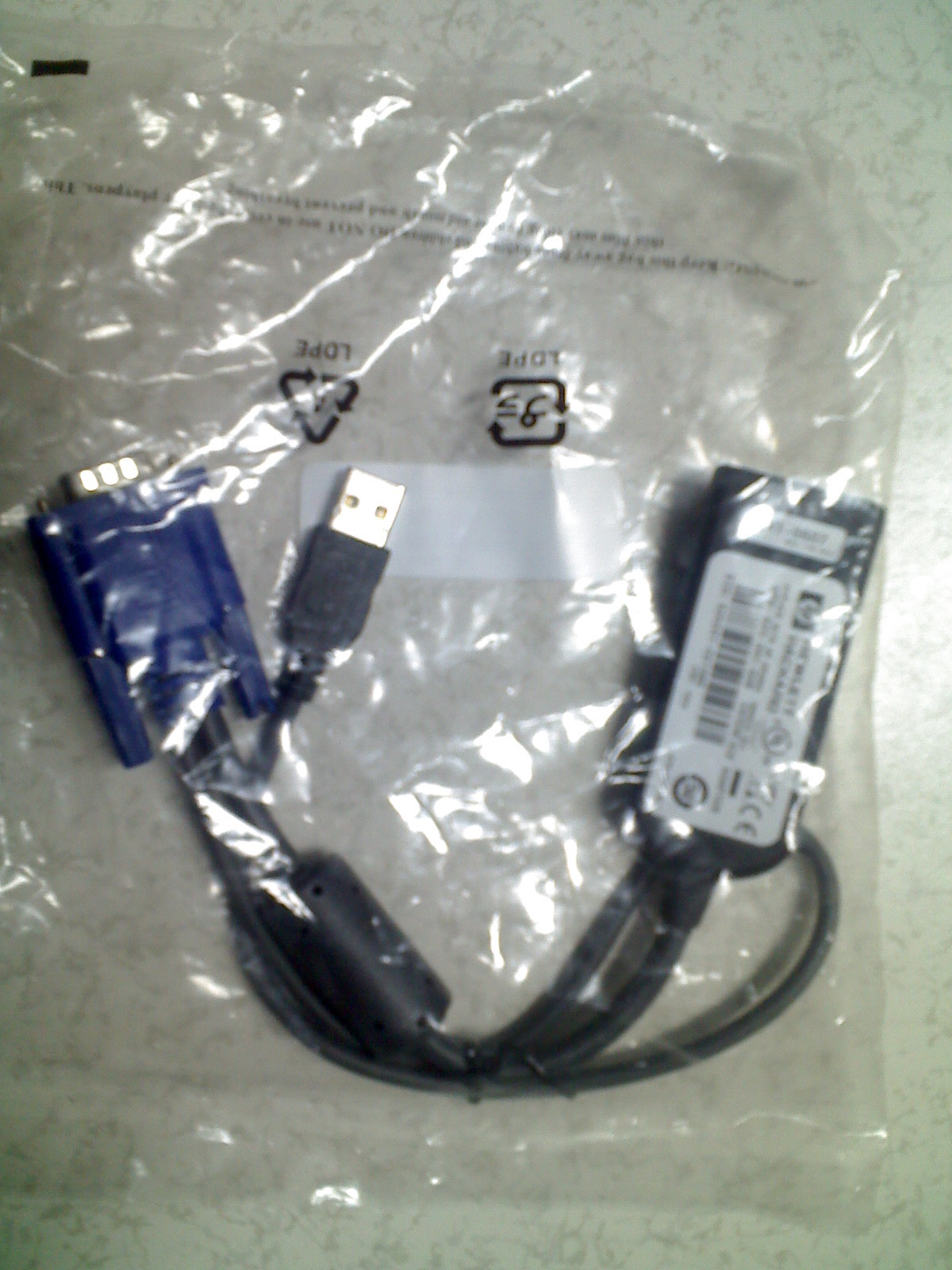 HP KVM USB Interface Adapter Cable 396633-001. | eBay