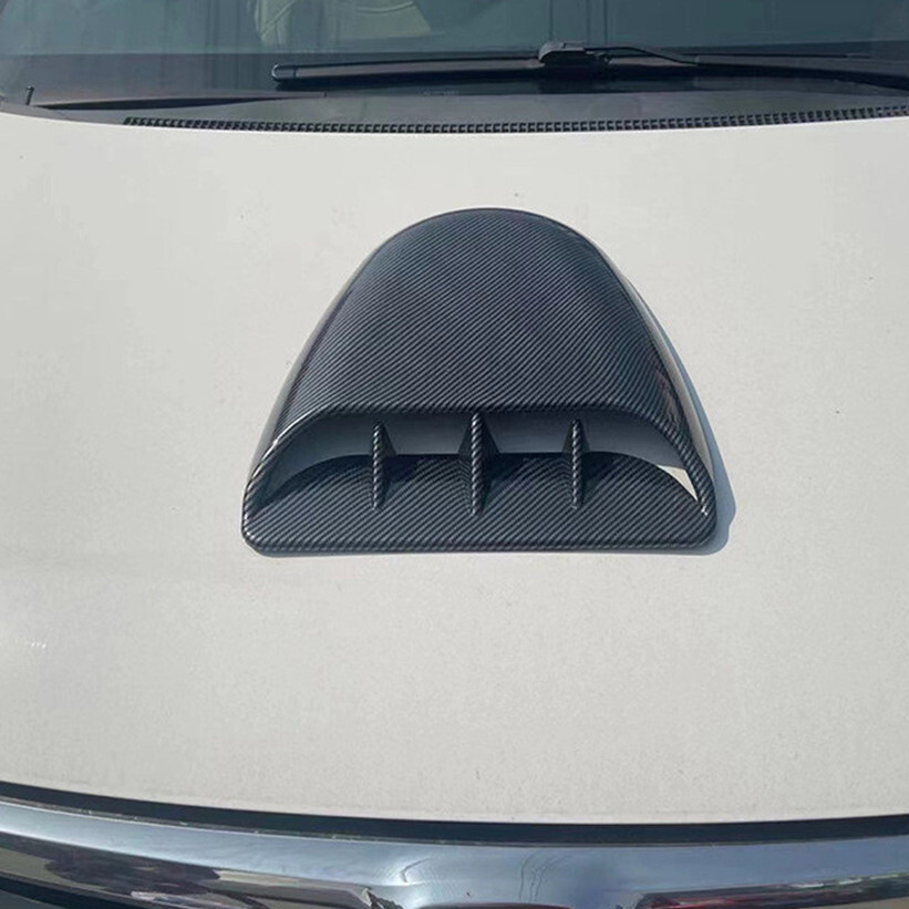 Universal DIY Car Hood Vent Scoop Air Duct Flow Intake Trim Decor ...