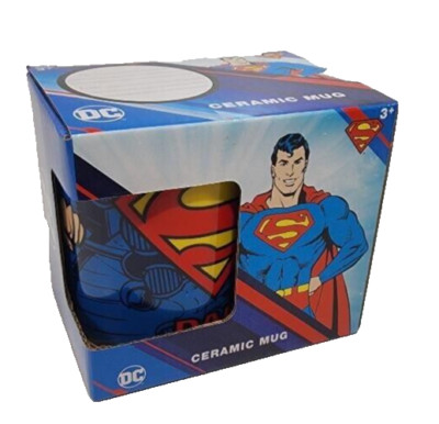 MARVEL - SUPERMAN - "SUPER DAD" - CERAMIC COFFEE CUP MUG GIFT BOXED ...