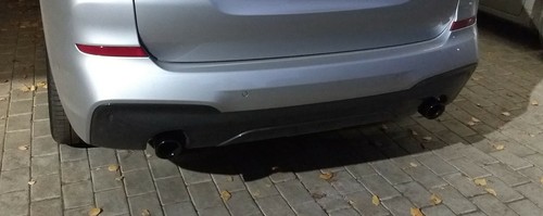 BMW Genuine X3 G01 X4 G02 Black Chrome Exhaust Tailpipe Trim ...