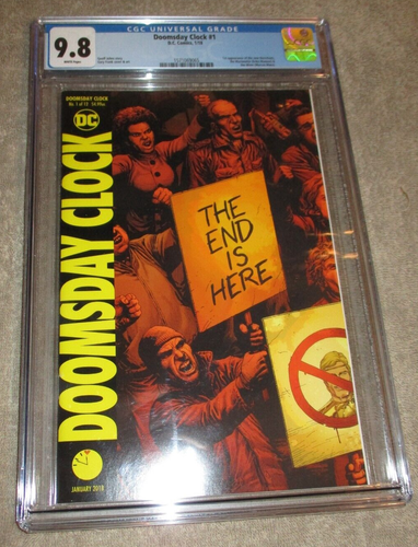 Doomsday Clock #1 (CGC 9.8 White) 2018 DC Comics, 1st New Rorschach ...