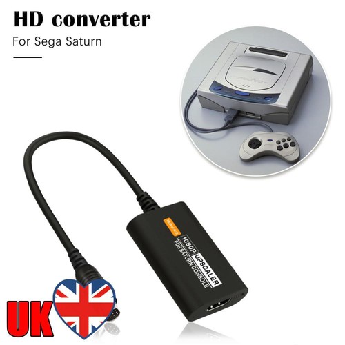 For SEGA Saturn to HDMI-Compatible Converter 1080P 16/9 4/3 Television ...