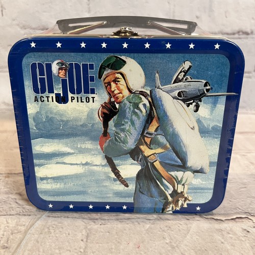 Vintage GI JOE 1997 Hasbro Action Sailor Metal Tin Lunch Box SEALED w ...
