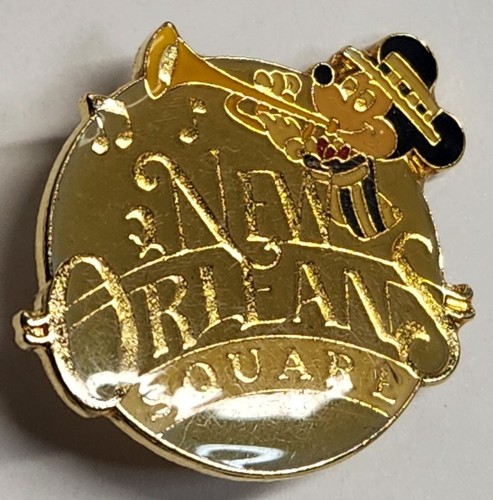 30th Anniversary New Orleans Square Mickey Gold Retired Disney Vintage ...