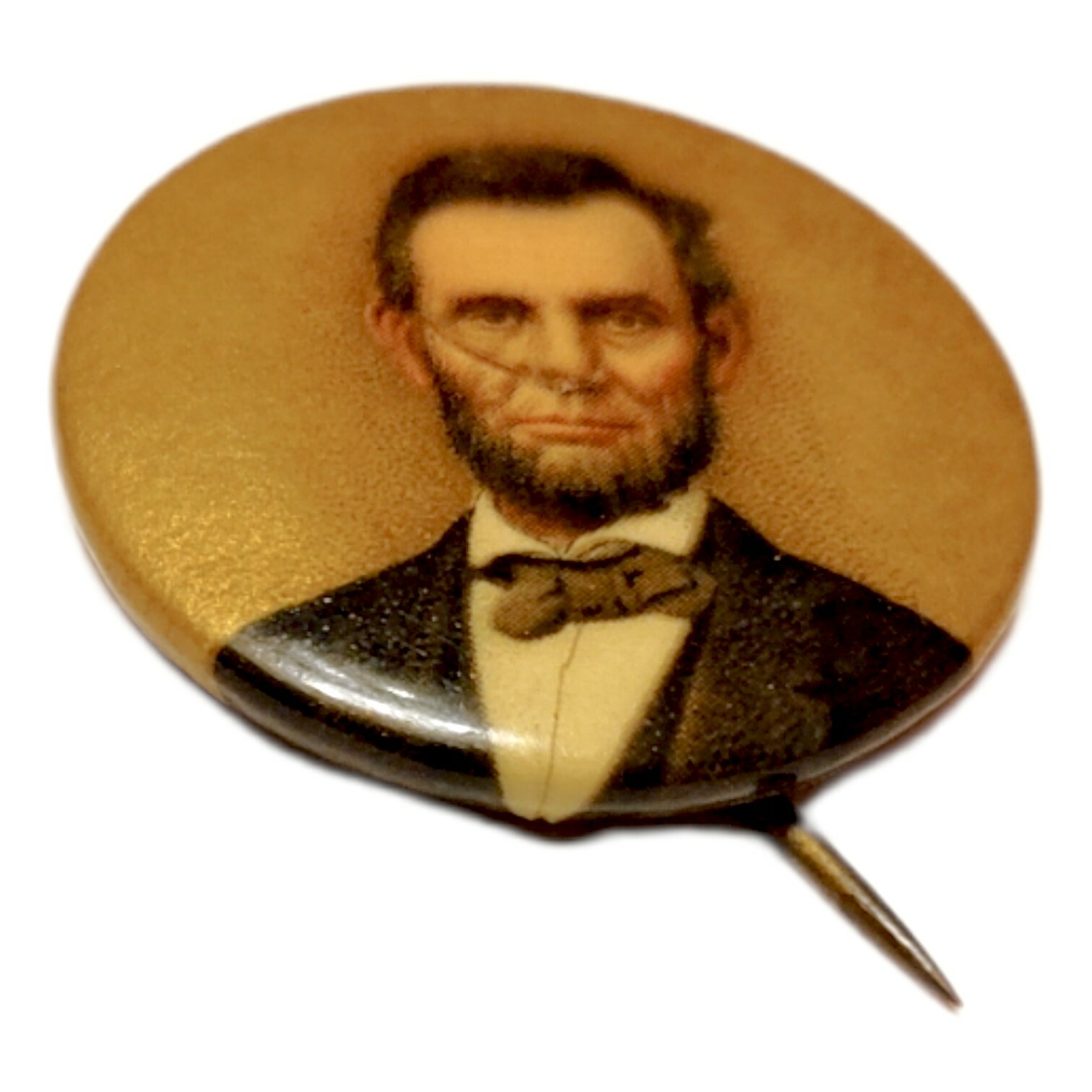 Antique 1910 Abraham Lincoln Early Celluloid Pin/ Pinback Button ...