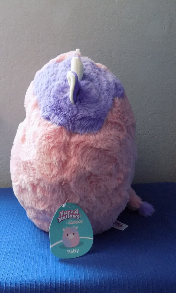 Squishmallows Patty the Cow FuzzAMallow 12" Plush NEW WITH TAGS, Fast ...