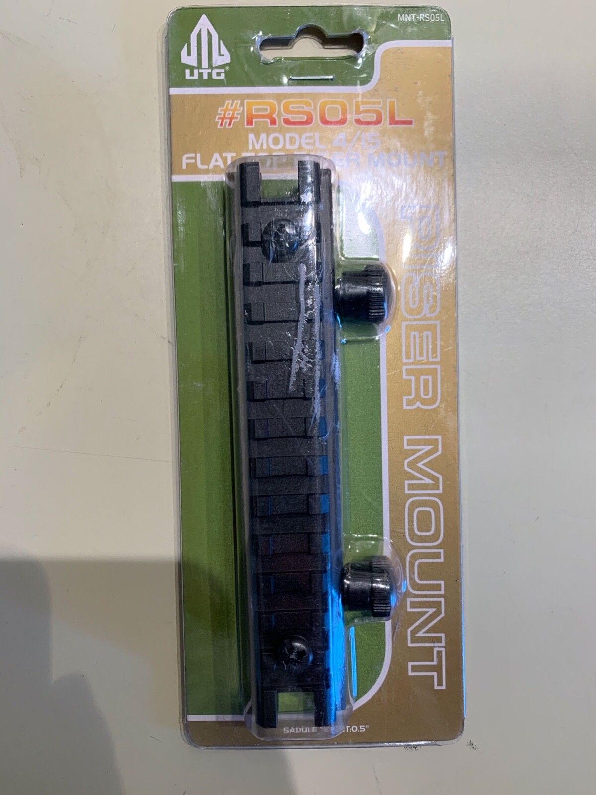 UTG Flat Top Riser Mount, 13 slot, 0.5” Saddle Height | eBay