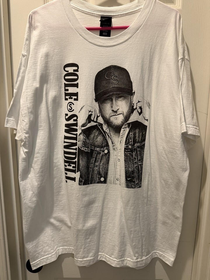 Cole Swindell 2024 Concert T-Shirt Size X-Large | eBay