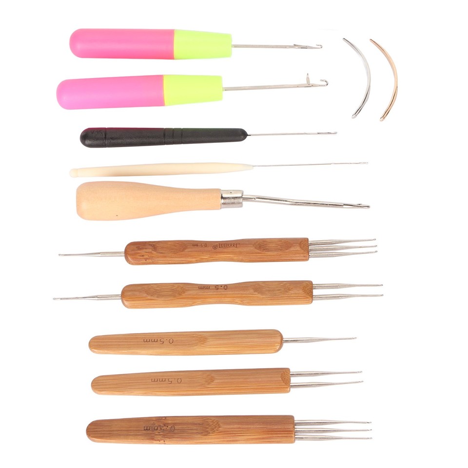 12pcs Dreadlocks Tool Set Dreadlocks Crochet Hook Hair Locking Tool Kit ...