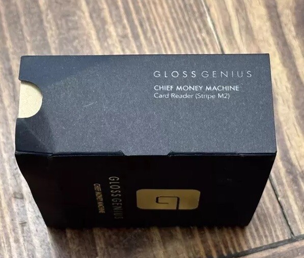 Credit Card Reader Gloss Genius Chief Money Machine Pink Color /Brand ...