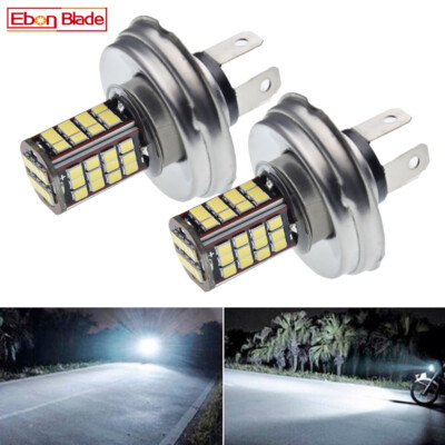 2X H4 P45T 56SMD LED Headlight High/Low Beam Light Bulb12V 24V DC ...
